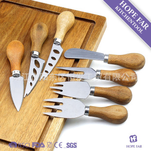 0300690 相思木柄芝士刀七件套-阿里巴巴