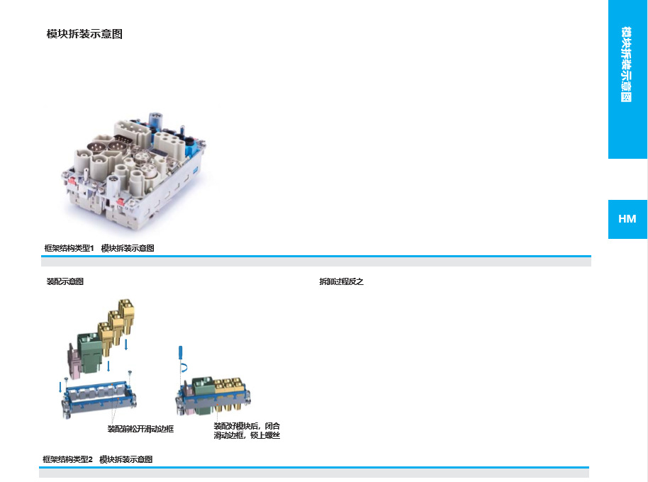 WAIN唯恩HMK70-002.1-M(6-16mm2)模块 轴向连接模块 插芯-阿里巴巴