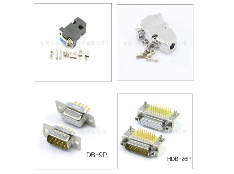HD.D-SUB 15P公头传统焊线式,DB三排15针公头焊线式,Lineconn林诚-阿里巴巴