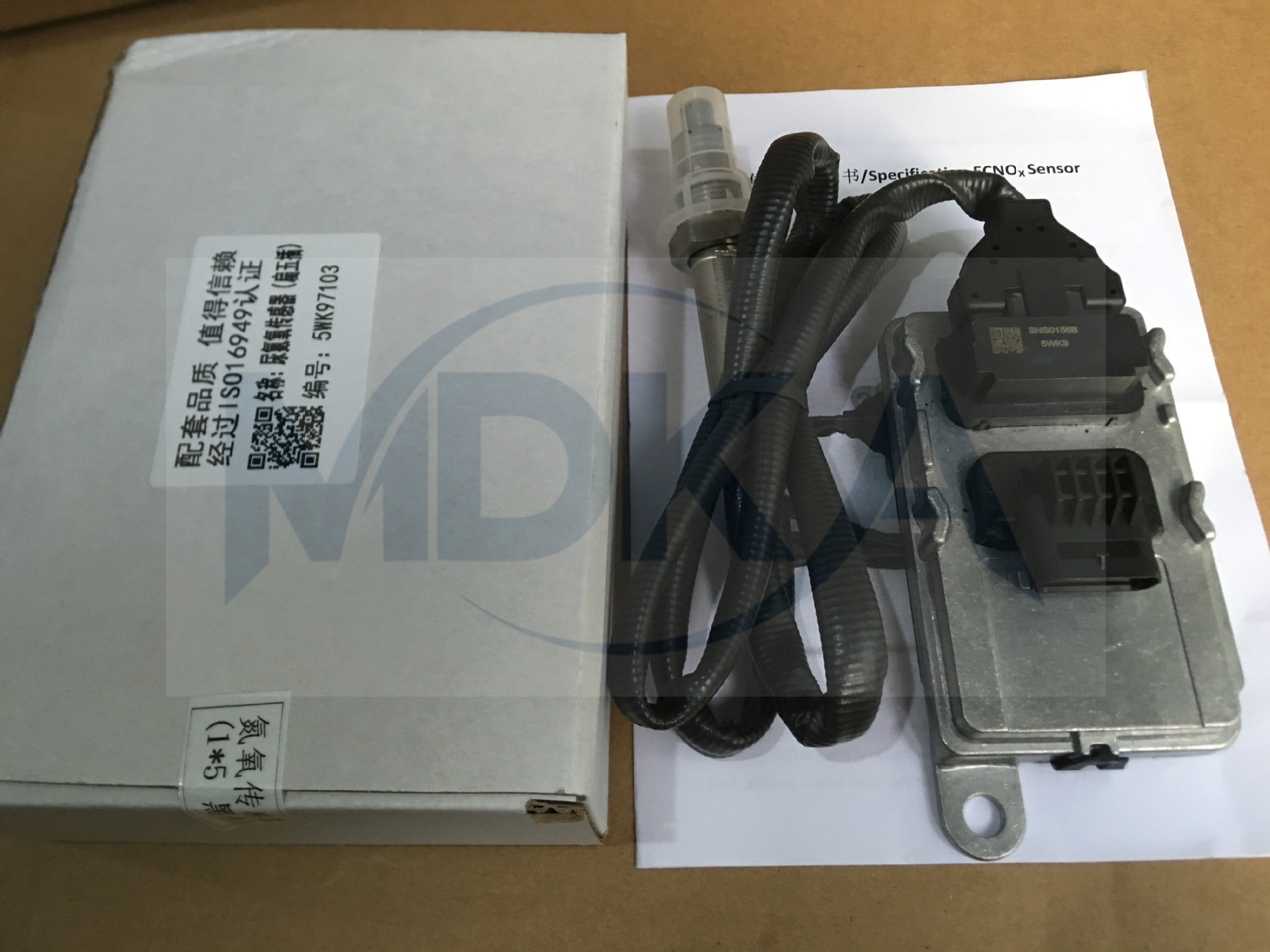 5WK96675A适用金龙海格康明斯NOX传感器2894940 NB1500扁4插-阿里巴巴