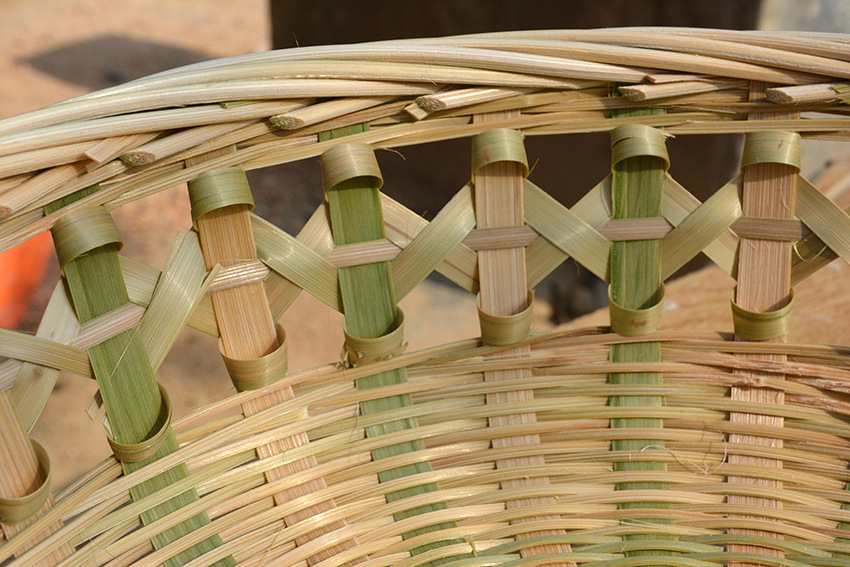 竹编篮 家用水果竹篮竹子工艺品 广西农家串花篮子客厅收纳竹制品-阿里巴巴