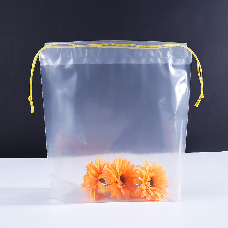 PE抽绳袋收纳塑料束口袋缩口拉绳袋水果袋穿绳收口塑料袋印刷LOGO-阿里巴巴