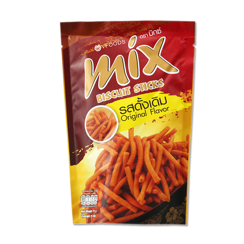 泰国进口 vfoods mix脆脆条75g原味香辣鸡味香脆薯条零食批發膨化-阿里巴巴