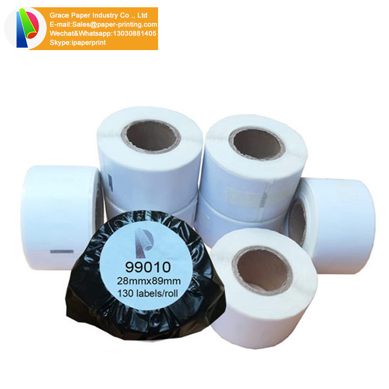 Dymo 达美99010 标签热敏不干胶条码打印纸 28*89mm 130张-阿里巴巴