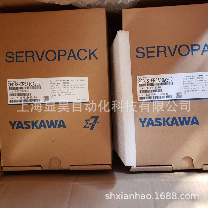 安川伺服驱动器SGD7S-5R5A10A/7R6A10A/120A10A/180A10A002/B202-阿里巴巴