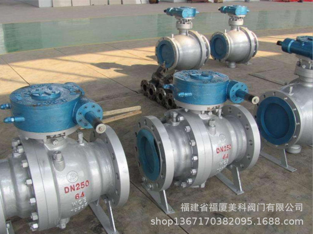 美科不锈钢蜗轮固定球阀Q347F-16/25C/P 碳钢法兰球阀-阿里巴巴