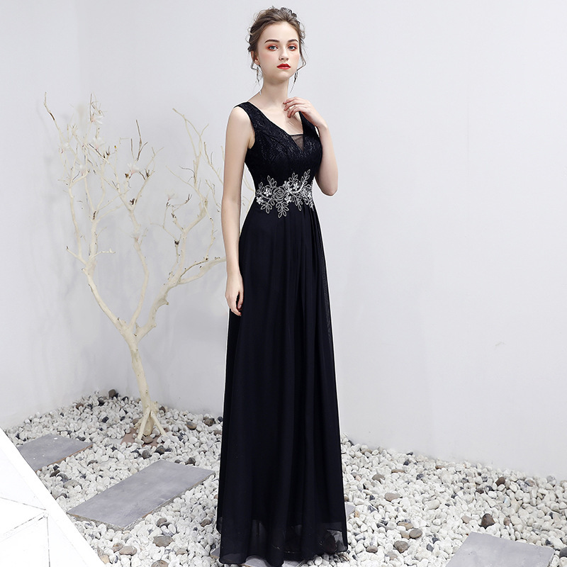 Evening dress nightclub long dress long perspective dress nightclub KTV ...