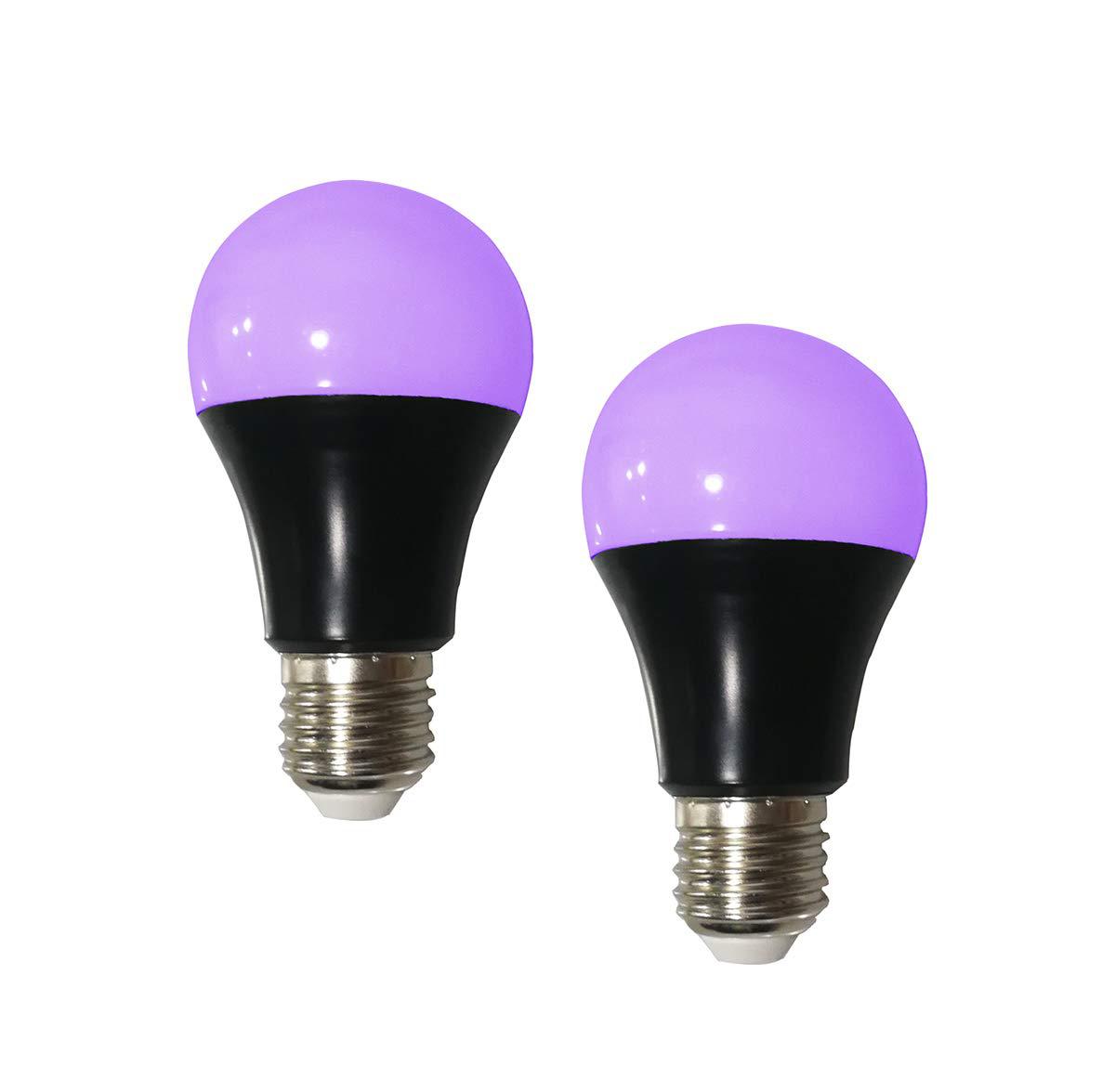 UV LED 灯泡6 W（相当于60W）A19 E26 UVA 级别 385-400nm-阿里巴巴