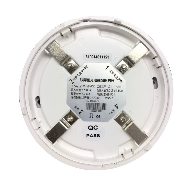 JTY-GD-DG311 开关量烟雾报警器DC9V-28V通用常开常闭可选干接点-阿里巴巴