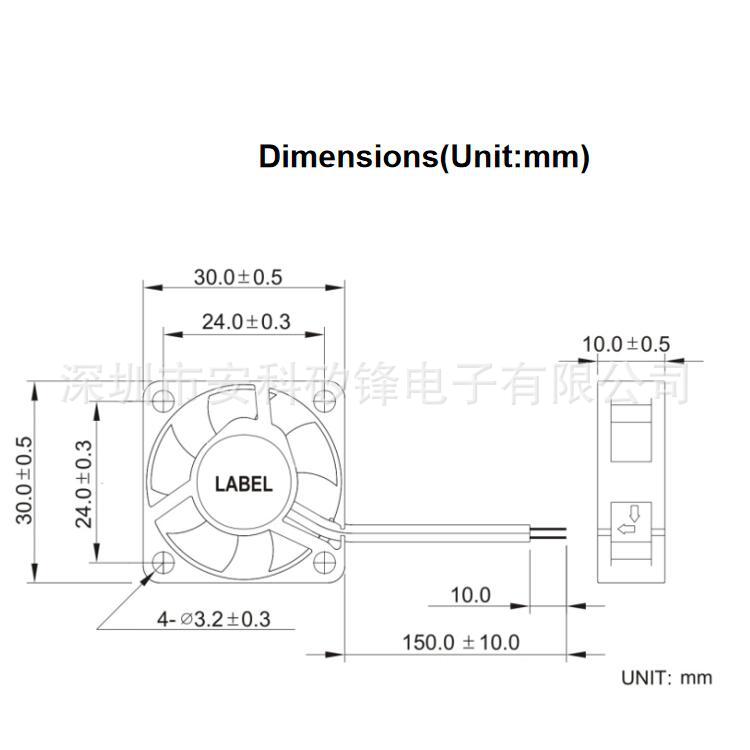 微型散热风扇30X30X10MM 3010风扇替建准Sunon风扇MF3010 HA3010-阿里巴巴
