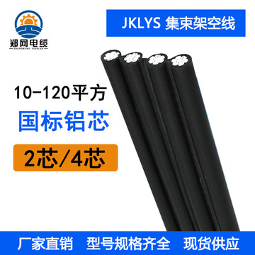 架空集束电缆 BS1-JKLYJ 2*10 16 25 4*16 25 35 50平行集束导线-阿里巴巴