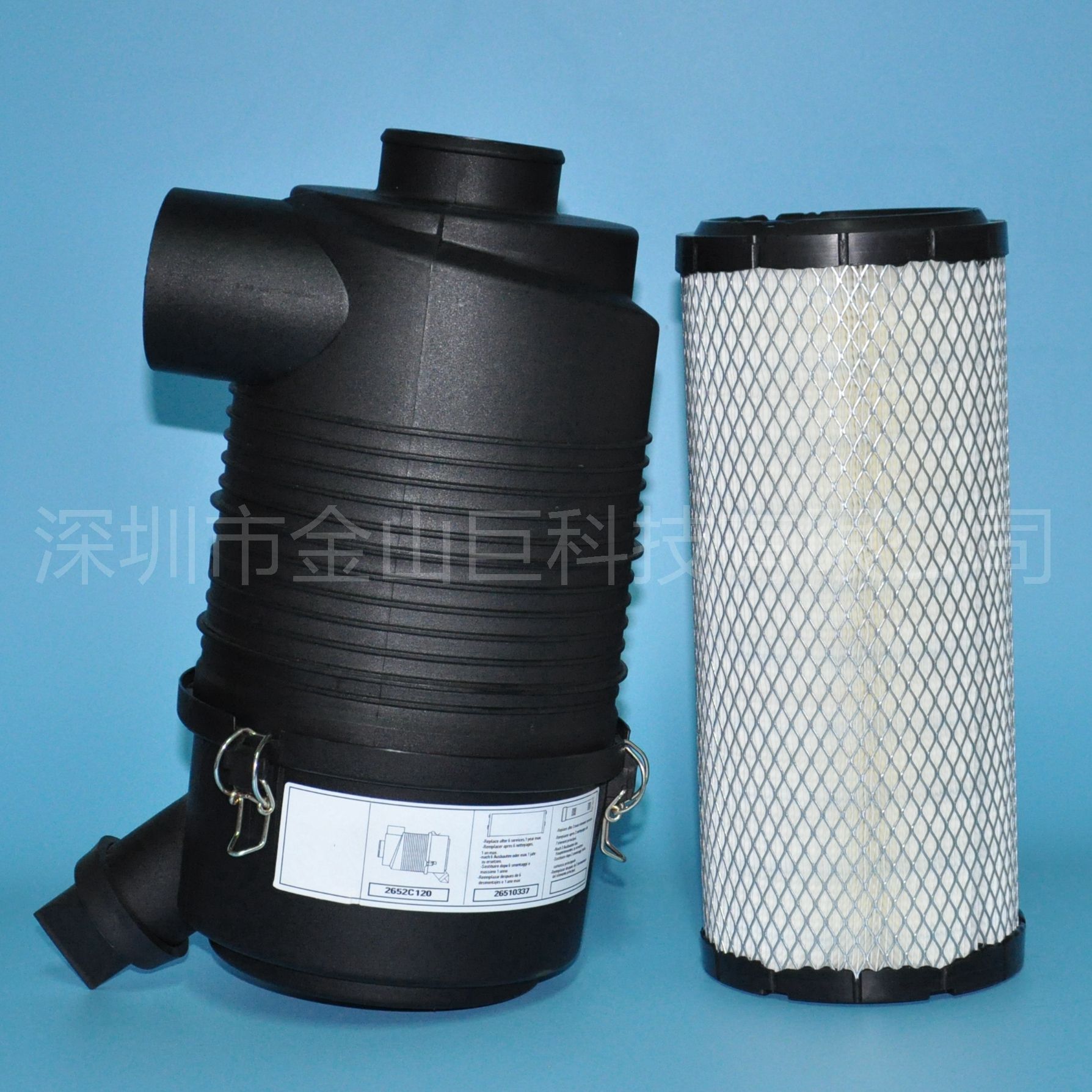 发动机空滤总成2652C120 26510337 P827653适用于挖掘机-阿里巴巴