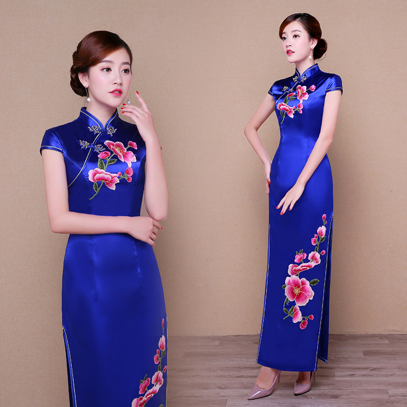 Long runway cheongsam activities in the summer of 2020 the new 3 d ...