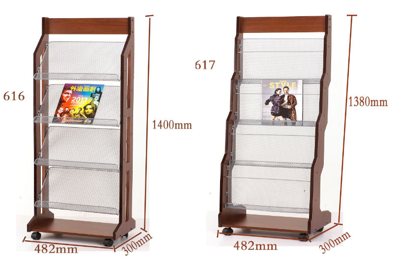 杂志架尺寸,报刊架角度是多少,a4尺寸_大山谷图库