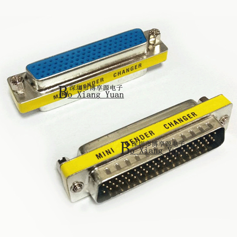 DB78公头对母头 四排HDB78针对孔 公转母 转接头 转换器串口DB78P-阿里巴巴