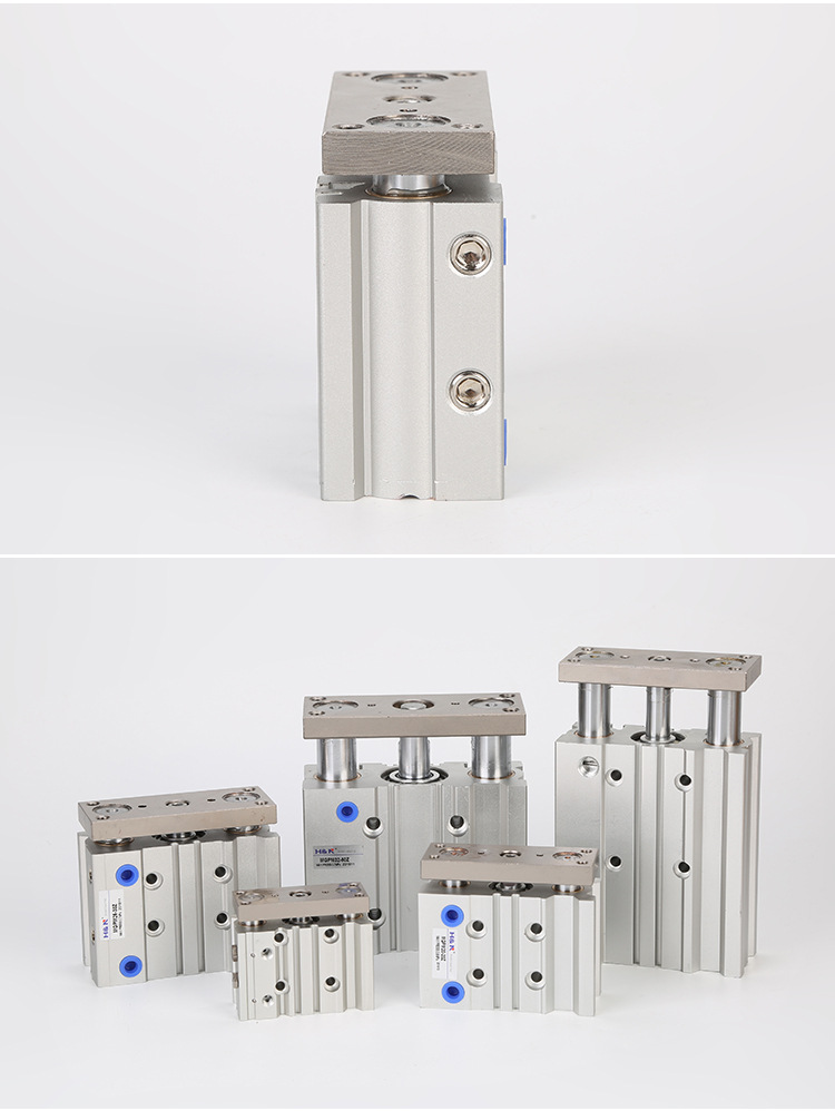 昊达气动H&N三轴气缸SMC型带导杆MGPM12-16-20-25-32-40-50-63-10-阿里巴巴
