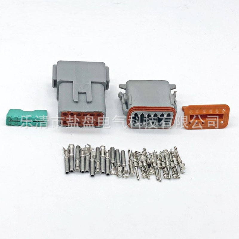 DT06-12S/DT04-12P德驰型接插件汽车防水连接器 12孔插头国产护套-阿里巴巴