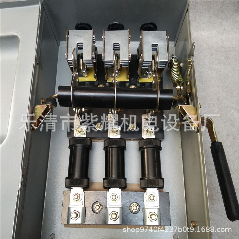 防雨防水封闭式隔离负荷开关HH3-300/3低压负荷铁壳开关HH3-300A-阿里巴巴