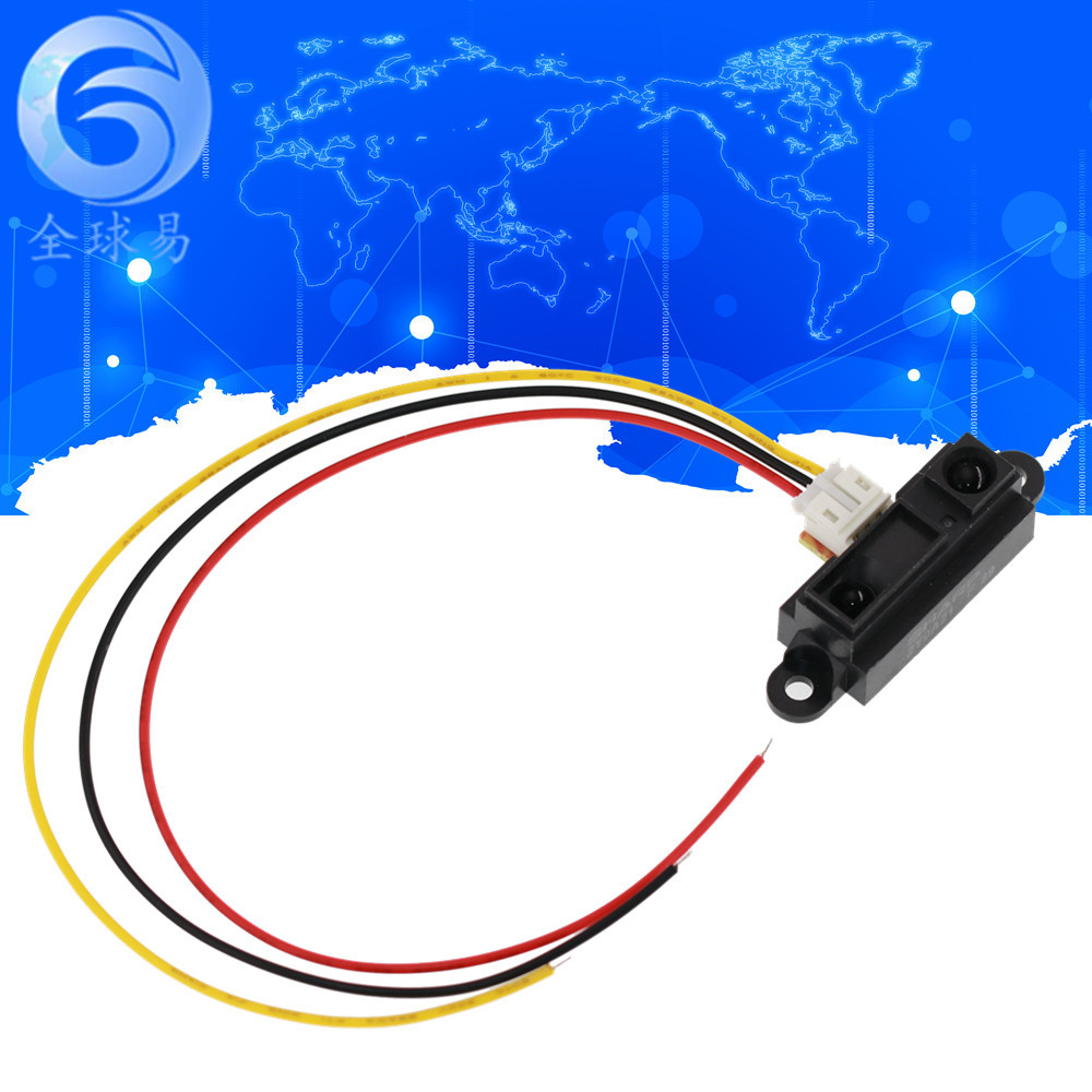 2Y0A21 GP2Y0A21YK0F 红外测距传感器 GP2D12距离检测10-80cm带线-阿里巴巴