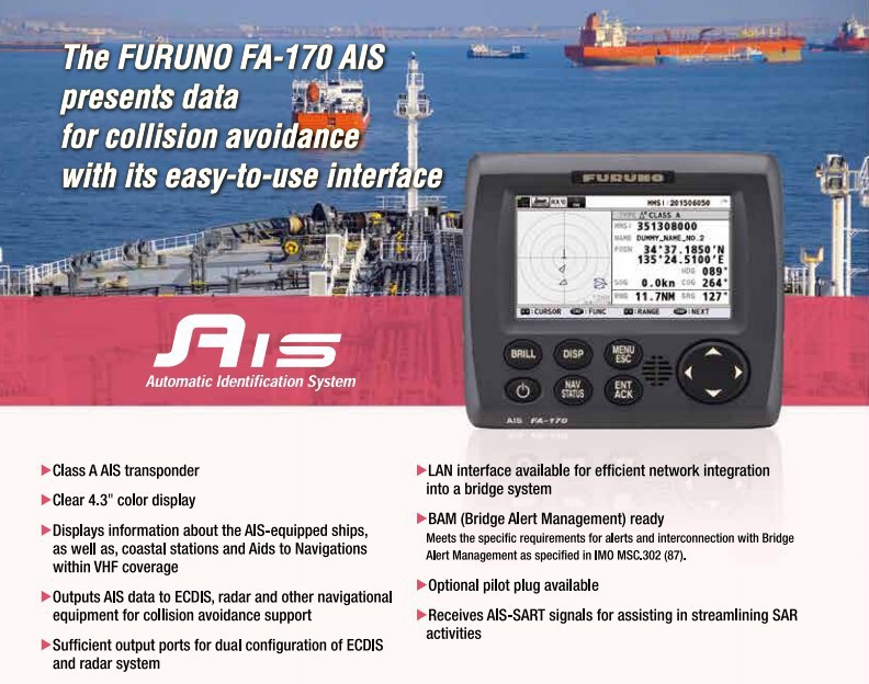全新正品 日本古野FA-170船舶AIS自动识别仪 航海避碰仪-阿里巴巴