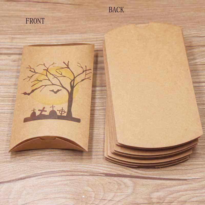 万圣节系列印刷枕头盒精美包装盒子12x7x2cm白盒/牛皮盒首饰收纳-阿里巴巴