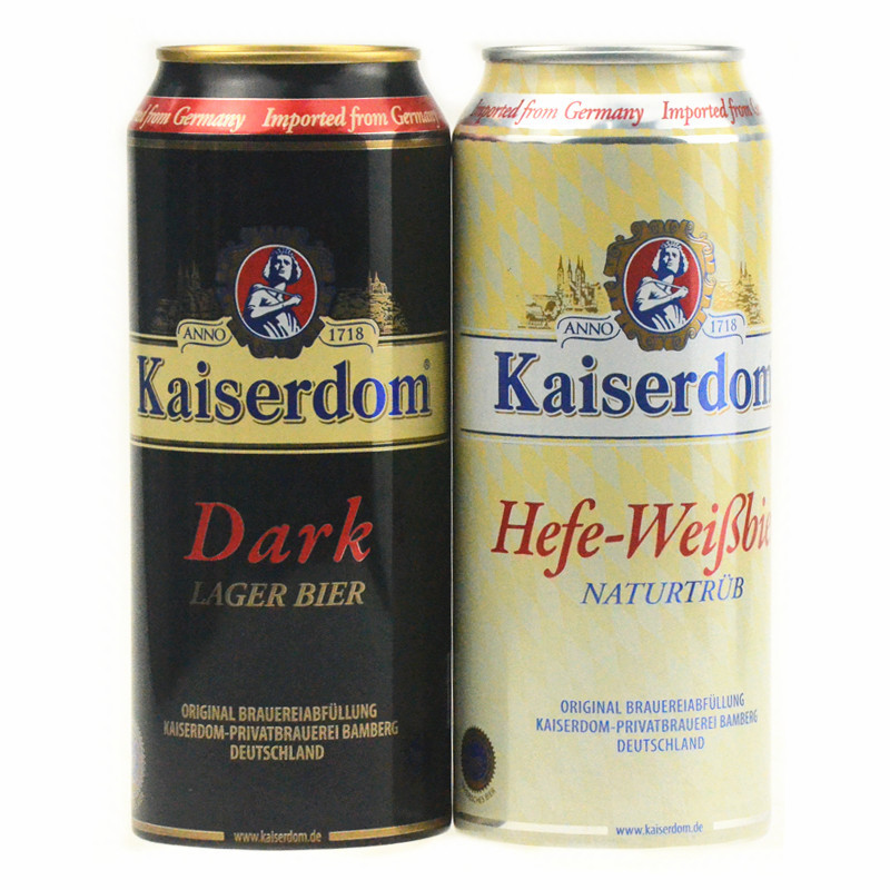 德国进口啤酒 kaiserdom凯撒顿姆啤酒500ml*24罐 醇酿小麦黑啤-阿里巴巴