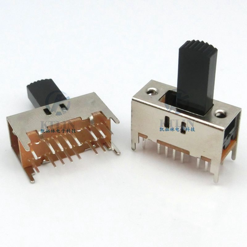 拨动开关SS SK-43D01 柄G15立式双排三档 滑动开关 音频 电源开关-阿里巴巴