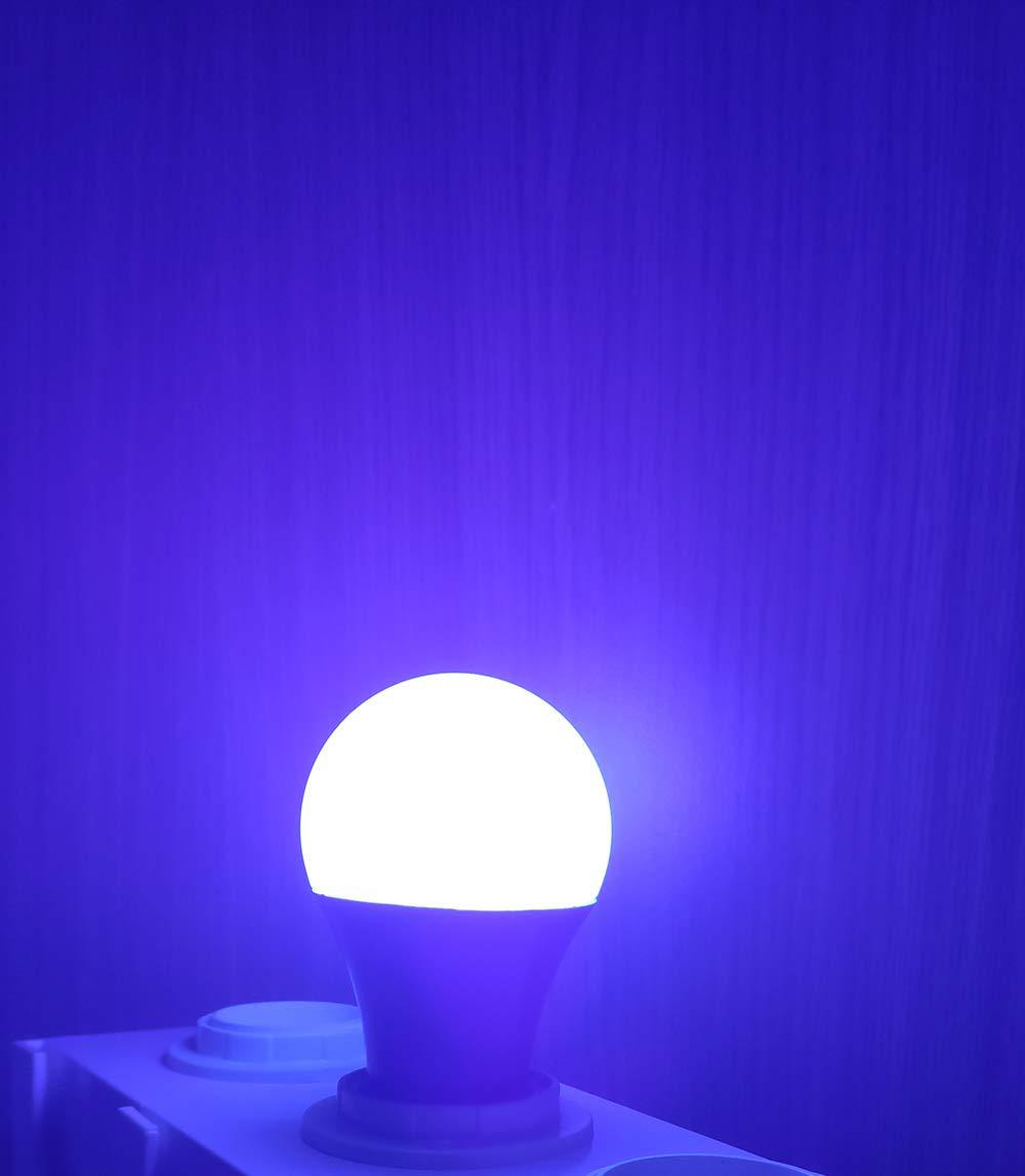UV LED 灯泡6 W（相当于60W）A19 E26 UVA 级别 385-400nm-阿里巴巴