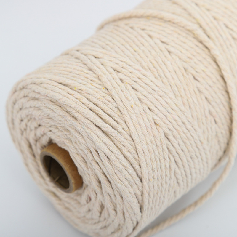 3mm线径100米200米粗彩色棉绳手工礼品装饰束口棉绳挂毯棉线绳-阿里巴巴