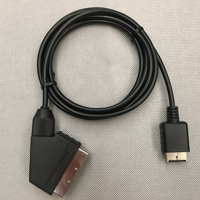 适用索尼PS2/PS3 SCART RGBS 扫把头线SONY PS游戏机接欧规彩监线-阿里巴巴