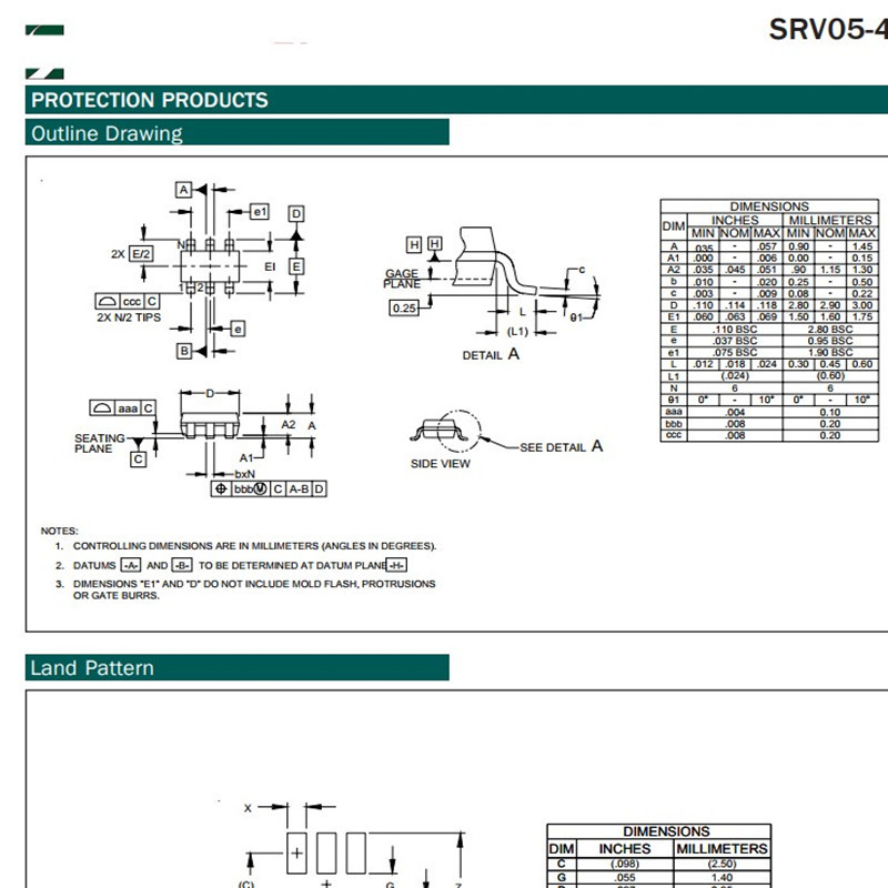 原装正品 SRV05-4.TCT 丝印V05 ESD静电保护芯片 单向TVS 4通道5V-阿里巴巴