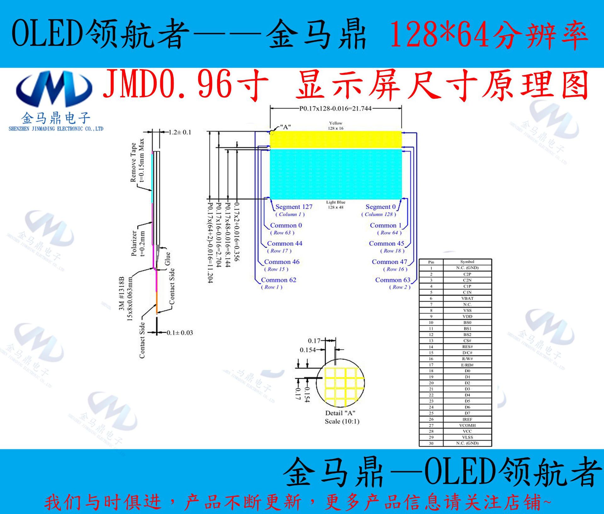 双色显示屏_oled显示屏_0.96寸oled双色OLED OLED0.96显示屏 - 阿里巴巴
