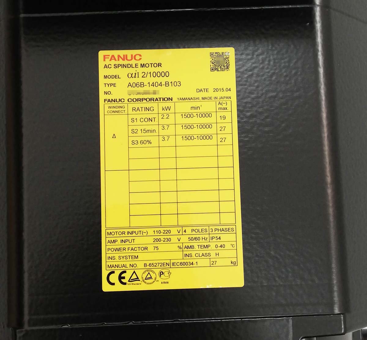 A06B-1404-B103/B100/B150/B153/B200全新主轴电机，现货议价-阿里巴巴