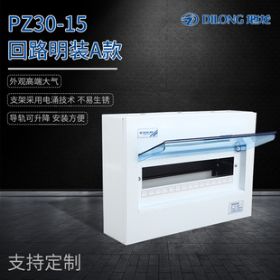 厂家直销PZ30-15回路明装A款配电箱照明箱家用断路器布线箱-阿里巴巴