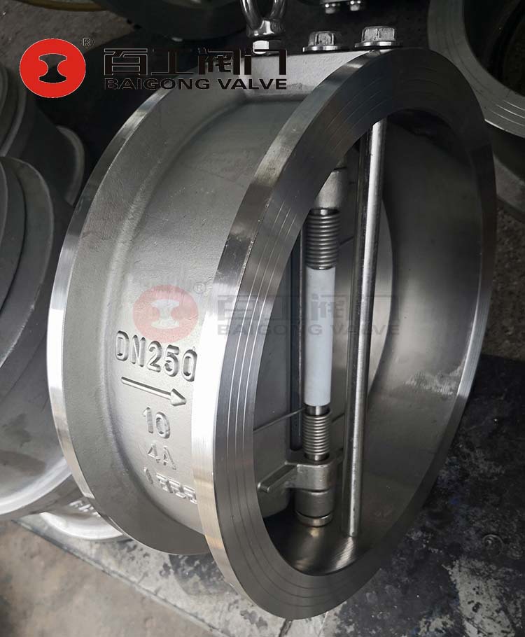 对夹蝶式止回阀 H77X-10(2205) 对夹止回阀-阿里巴巴