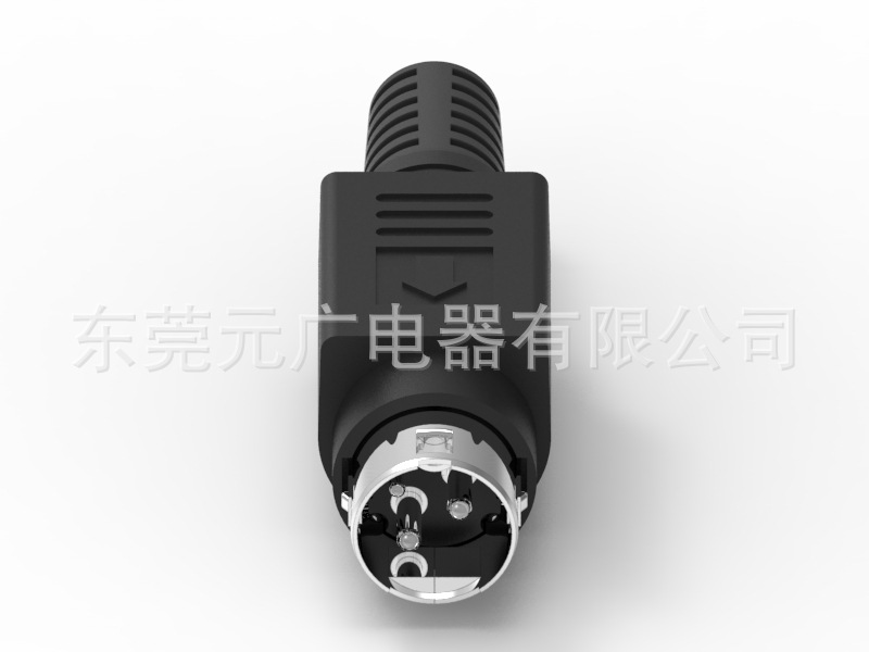POWER DIN 3PIN 公头 3P/3针/3芯 ASSEMBLY组装式ABS-阿里巴巴