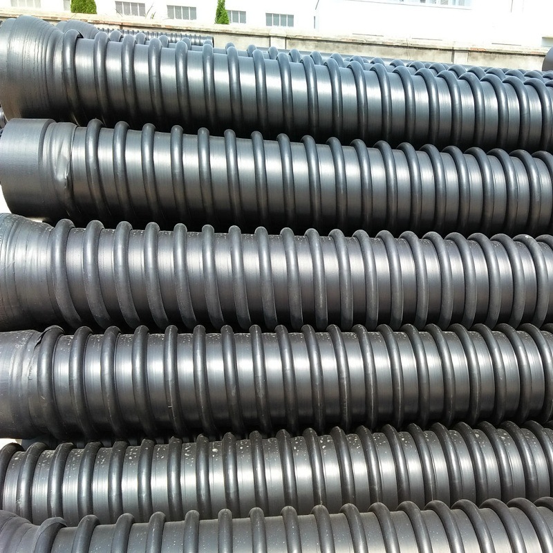 HDPE缠绕增强结构壁管 克拉管 DN300 400 500 排污排水塑料波纹管-阿里巴巴