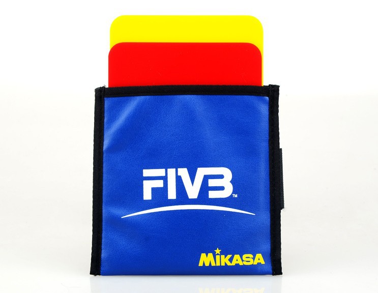 MIKASA volleyball red and yellow cards FIVB volleyball federation ...
