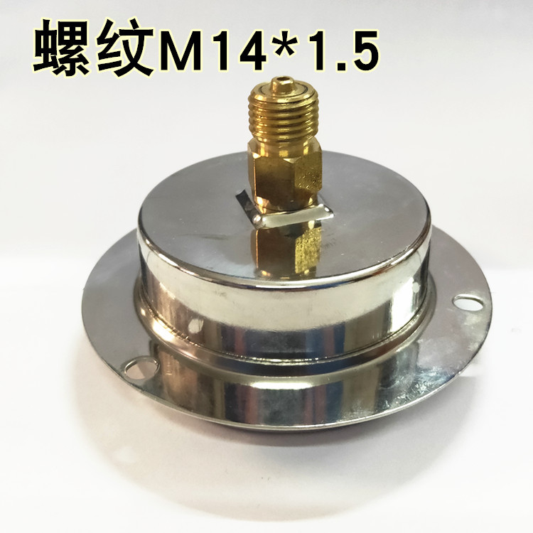 雷尔达轴向带边耐震压力表YN-60ZT油压0.6/1/1.6/2.5/25/40/60MPA-阿里巴巴