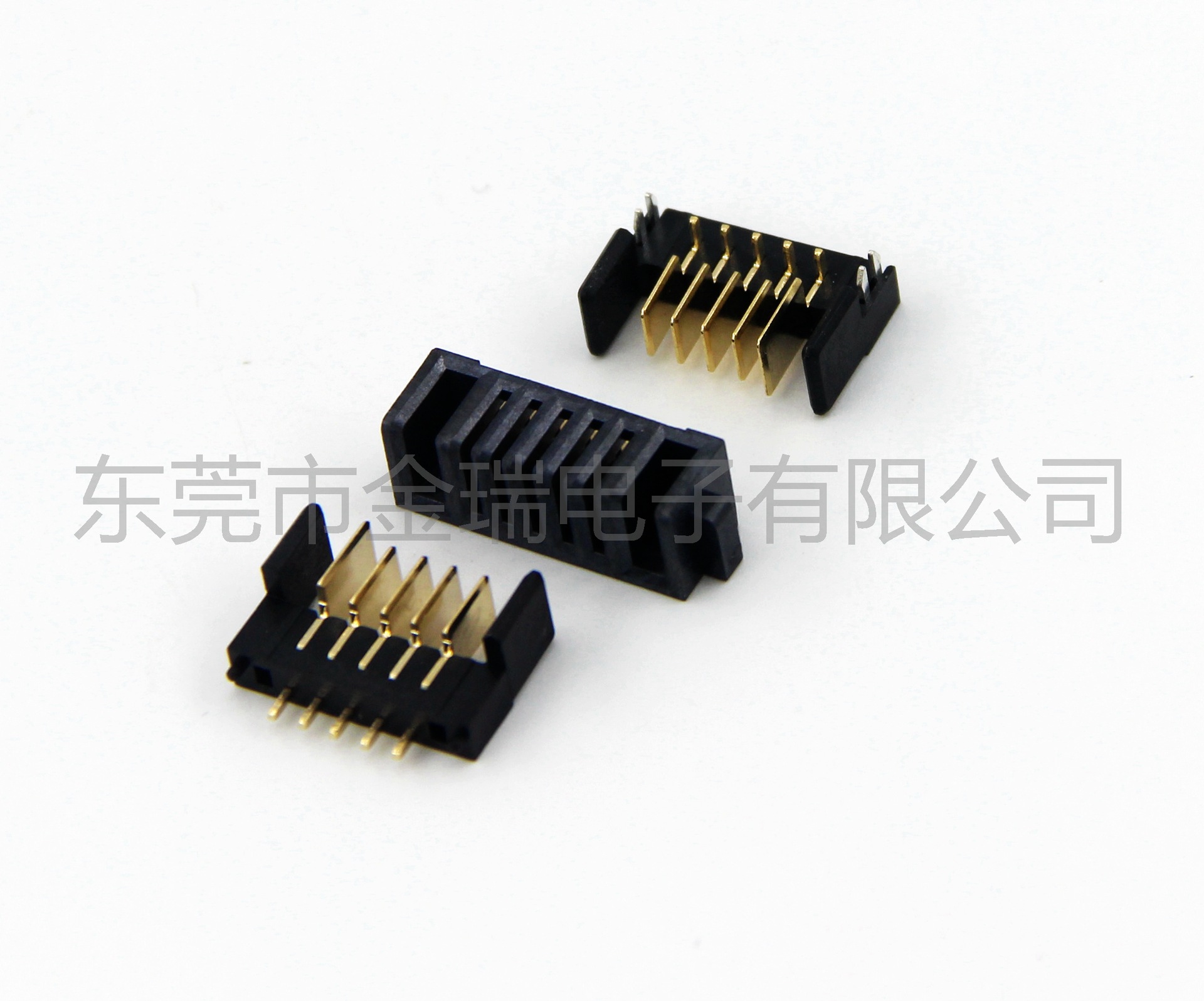 2.0mm间距5PIN电池连接器公座 90度弯脚镀金端子 5P电池接插件-阿里巴巴