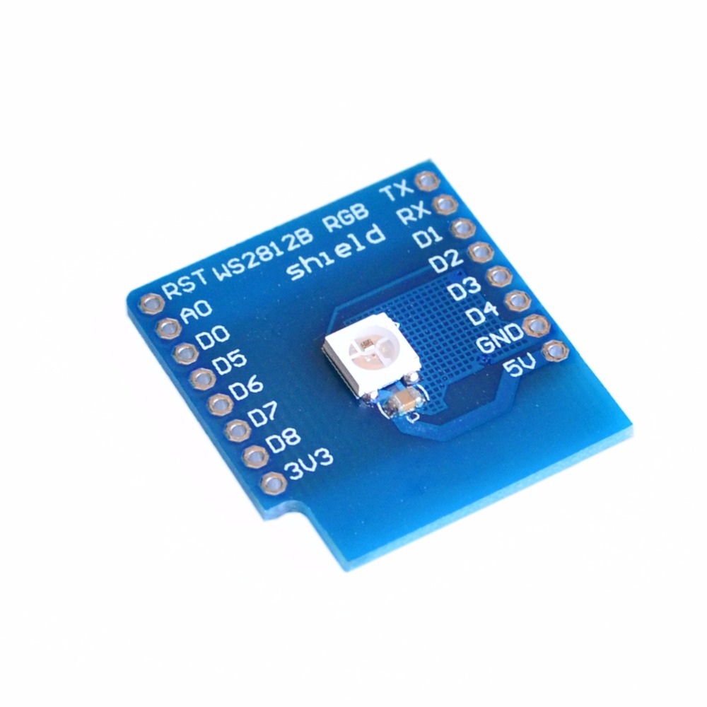 WS2812 RGB全彩模块 FOR D1 mini WIFI扩展板学习板RGB驱动模块-阿里巴巴
