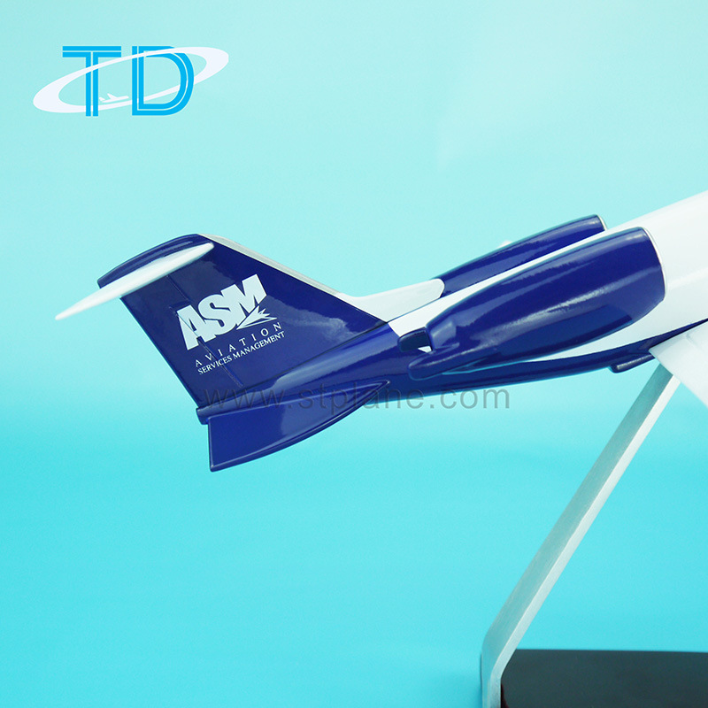 树脂飞机模型仿真 庞巴迪公务机里尔60 Learjet 60 航空模型-阿里巴巴