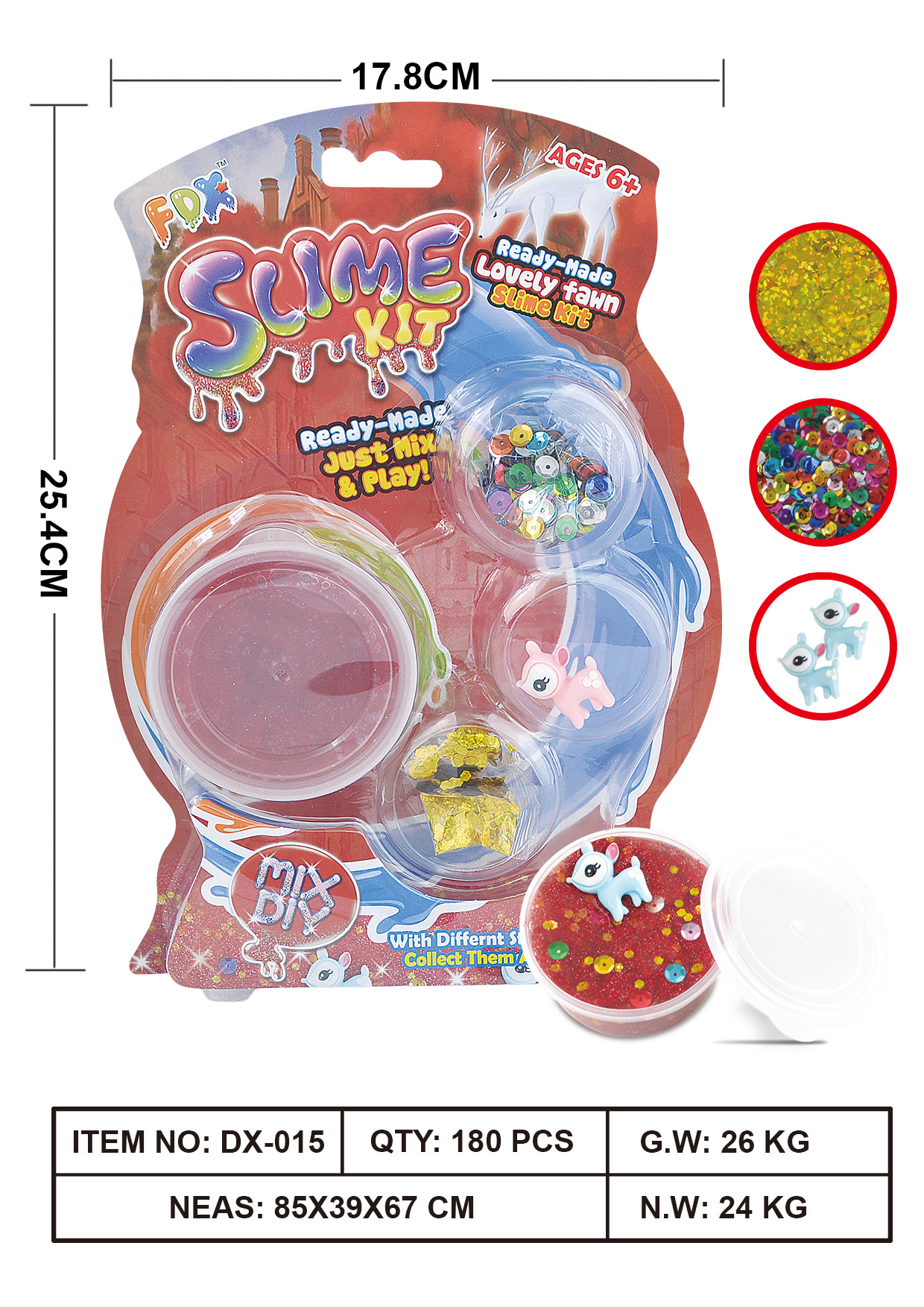 DIY史莱姆水晶泥 卡通主题slime沙皮胶起泡胶 跨境新奇特解压玩具-阿里巴巴