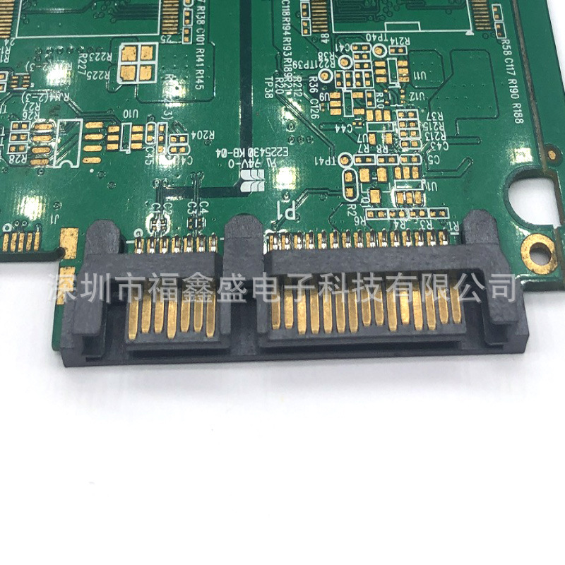 固态硬盘专用SATA7+15PM沉板SMT22PIN公座贴片SATA连接器公母-阿里巴巴