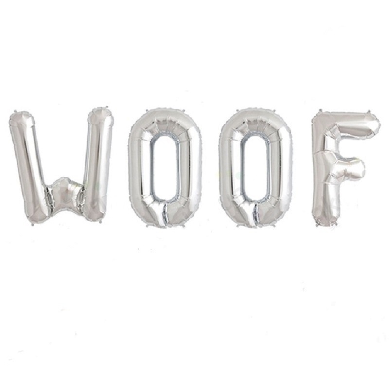 狗狗WOOF猫咪MEOW庆祝生日派对拍照字母悬挂套装铝膜气球跨境热卖-阿里巴巴