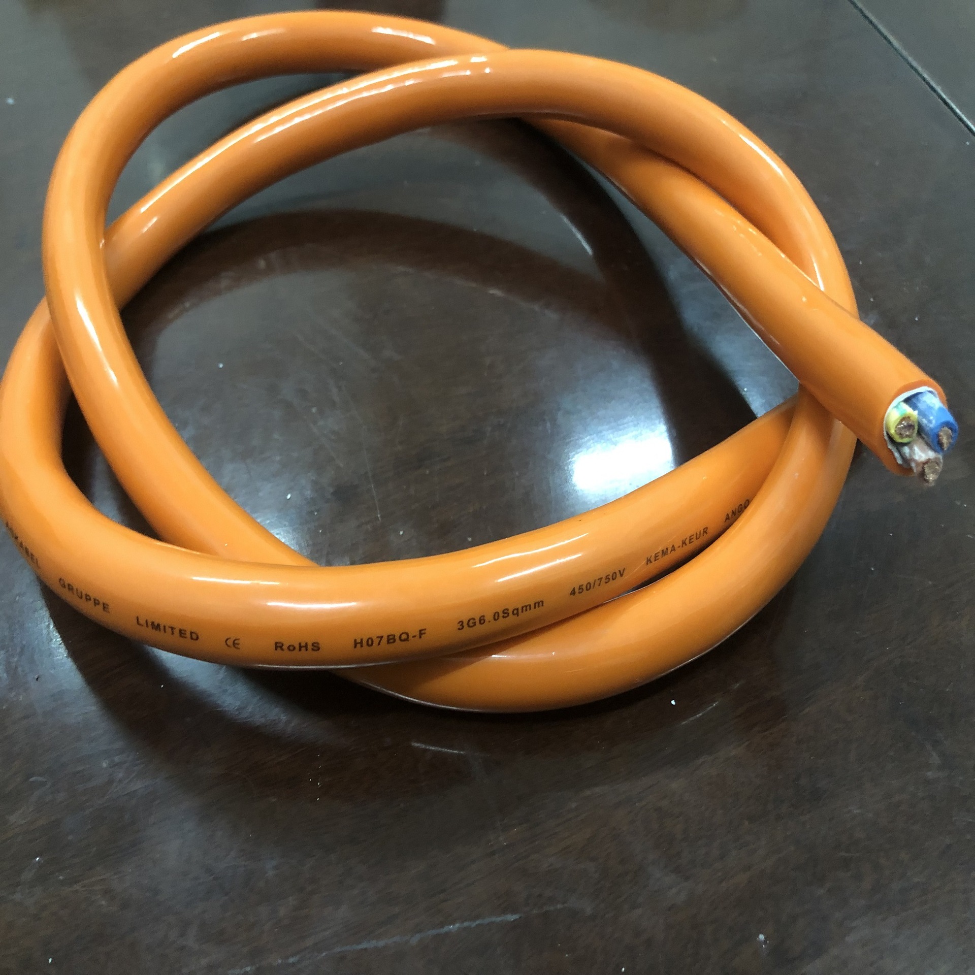 H07BQ-F CABLE 3G6.0mm2 聚氨酯电缆 厂家直供 承载43安培电流-阿里巴巴