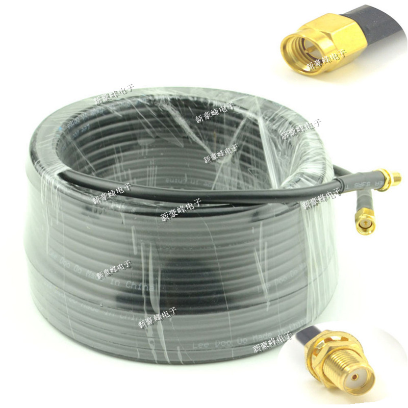 SYV50-5全铜延长馈线SMA公头转SMA母头GPS室内外射频RF/GPRS/GSM-阿里巴巴