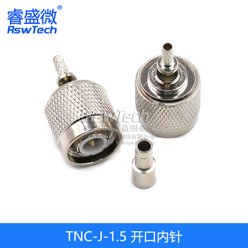 射频连接器 TNC-KY-1.5/TNC-J-3 TNC公头 GPS天线接头 大六角母头-阿里巴巴