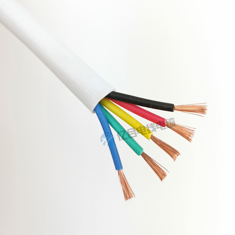 5芯国标信号线RVV5*0.5/0.75/1.0/1.5/2.5平方纯铜护套线亿合光电-阿里巴巴