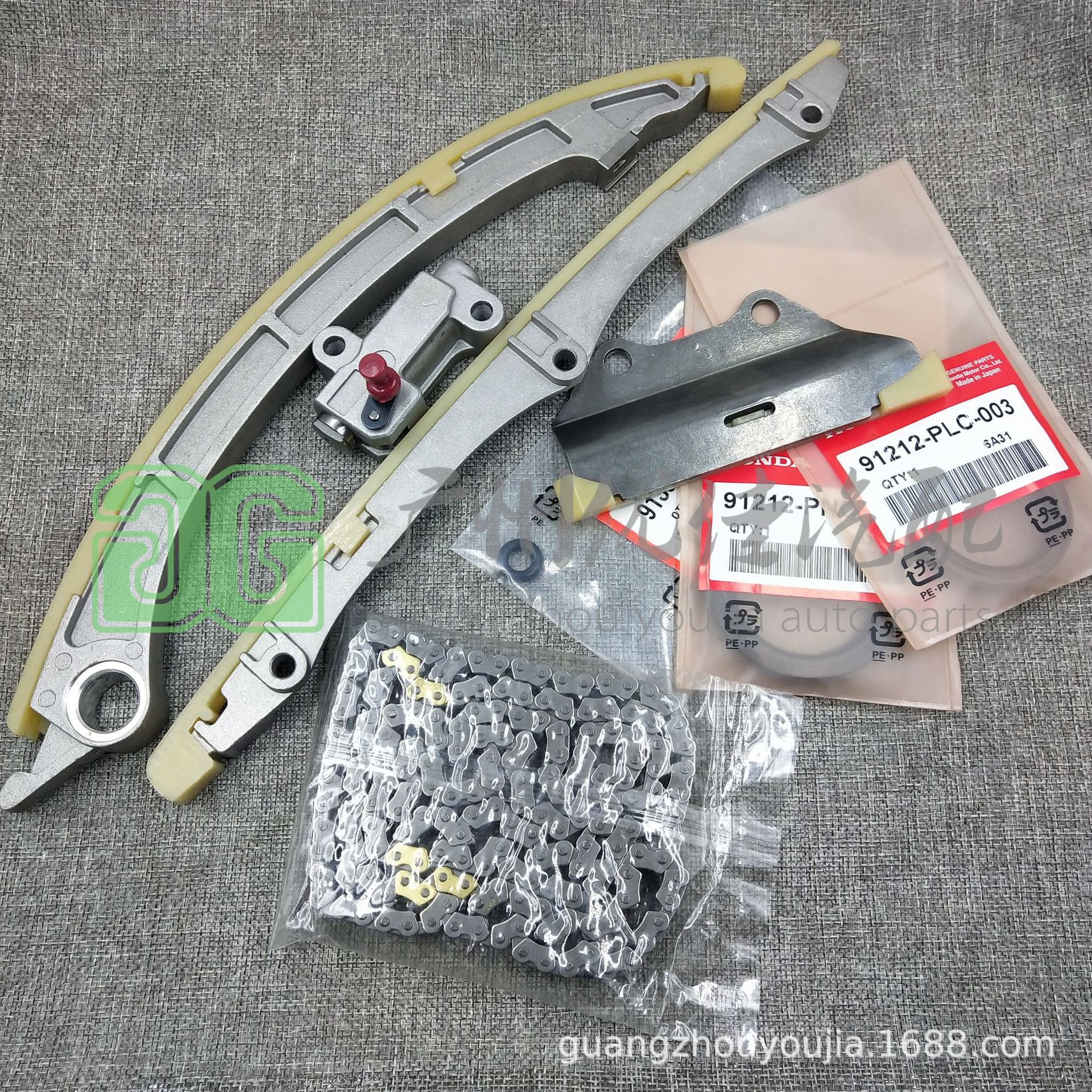 跨境热销适用于本田雅阁2.4时规链修理包正时组件8件14401-R40-A0-阿里巴巴